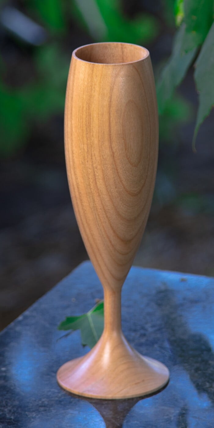 Classic Wood Wine Glasses | Silva Culture